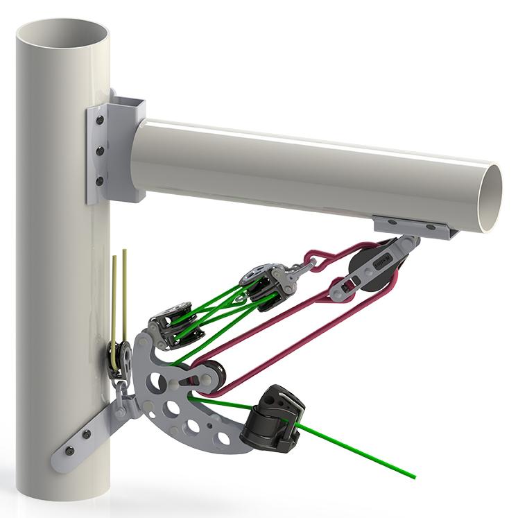 Holt-Nautos ILCA neerhouder set 3 x 5 = 15 x vertraagd - Zeilers.shop